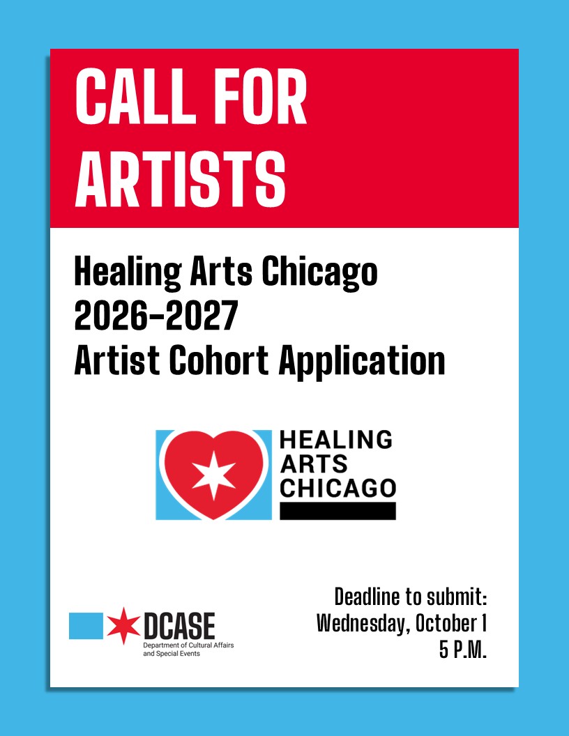 Healing Arts Chicago - Call for artists, deadline 10/1, 5pm - Enchúfate